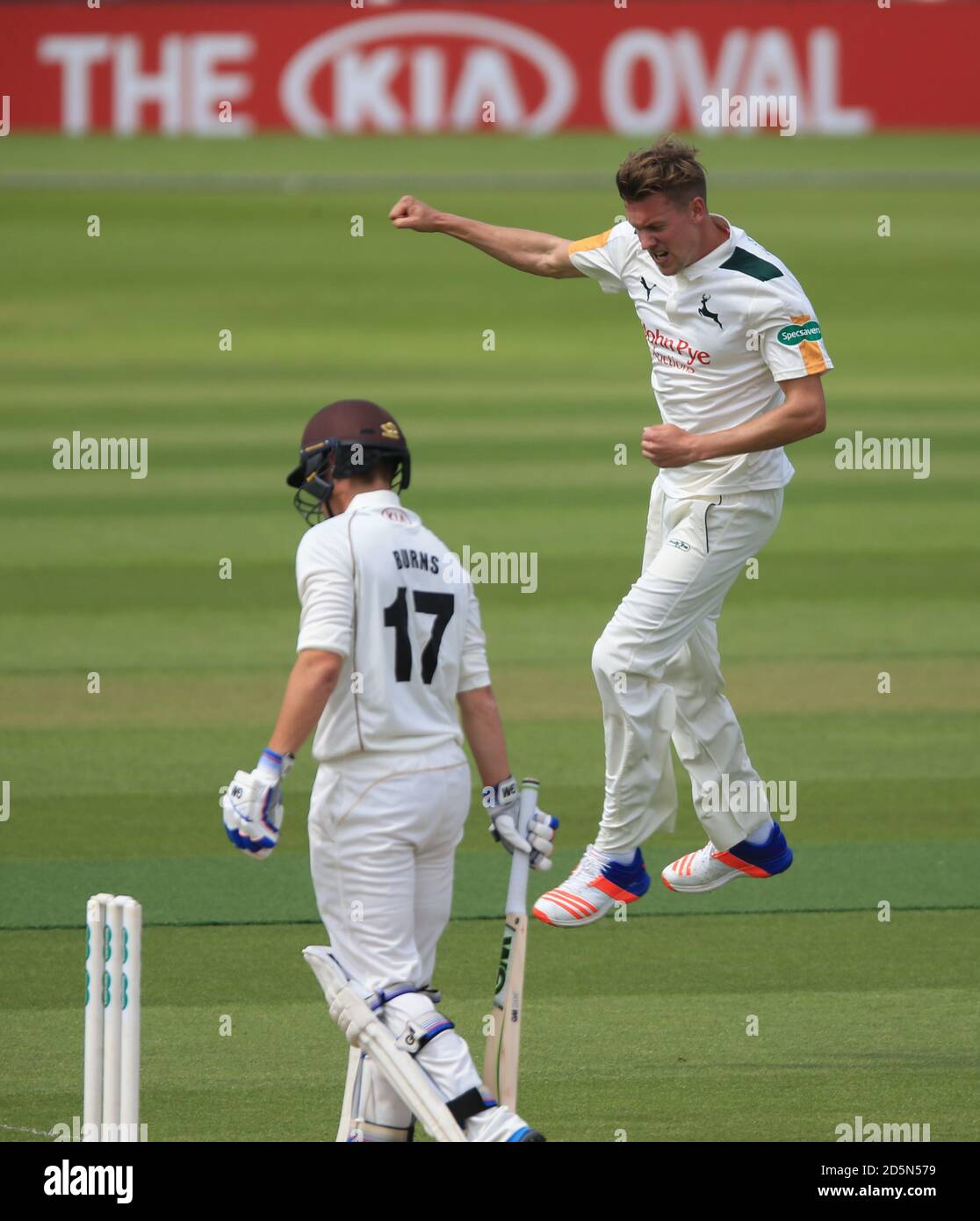 Nottinghamshires jake ball celebrates hi-res stock photography and ...