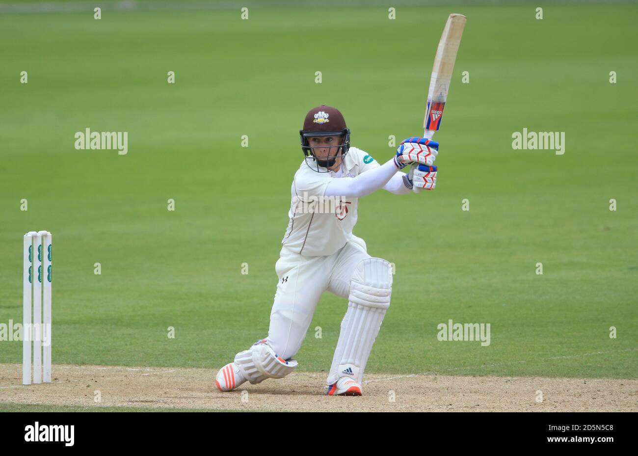 Surrey's Tom Curran bats against Nottinghamshire Stock Photo - Alamy