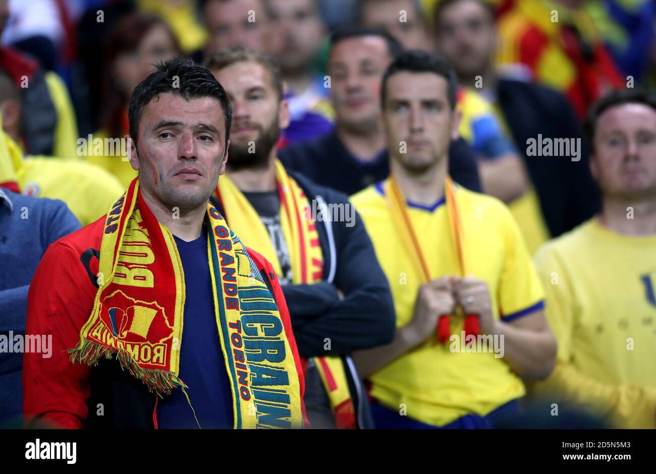 Romania fans in stands hi-res stock photography and images - Alamy