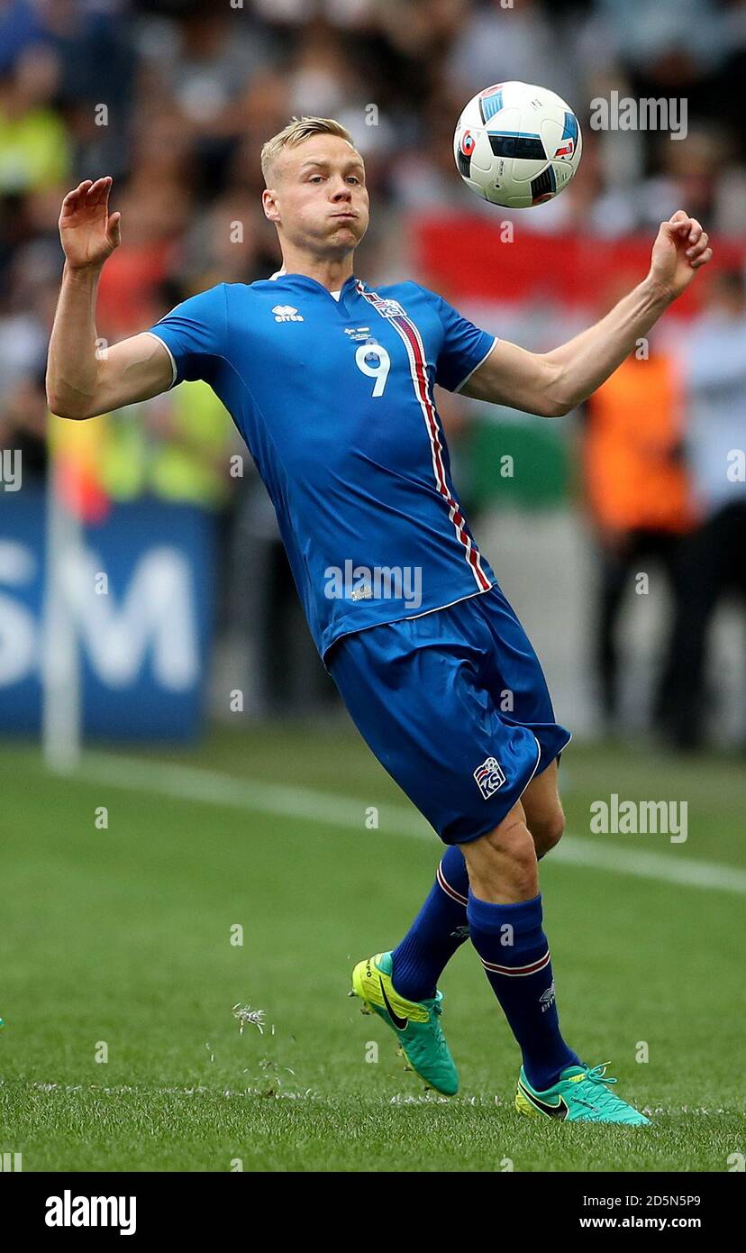 Iceland's Kolbeinn Sigthorsson Stock Photo - Alamy