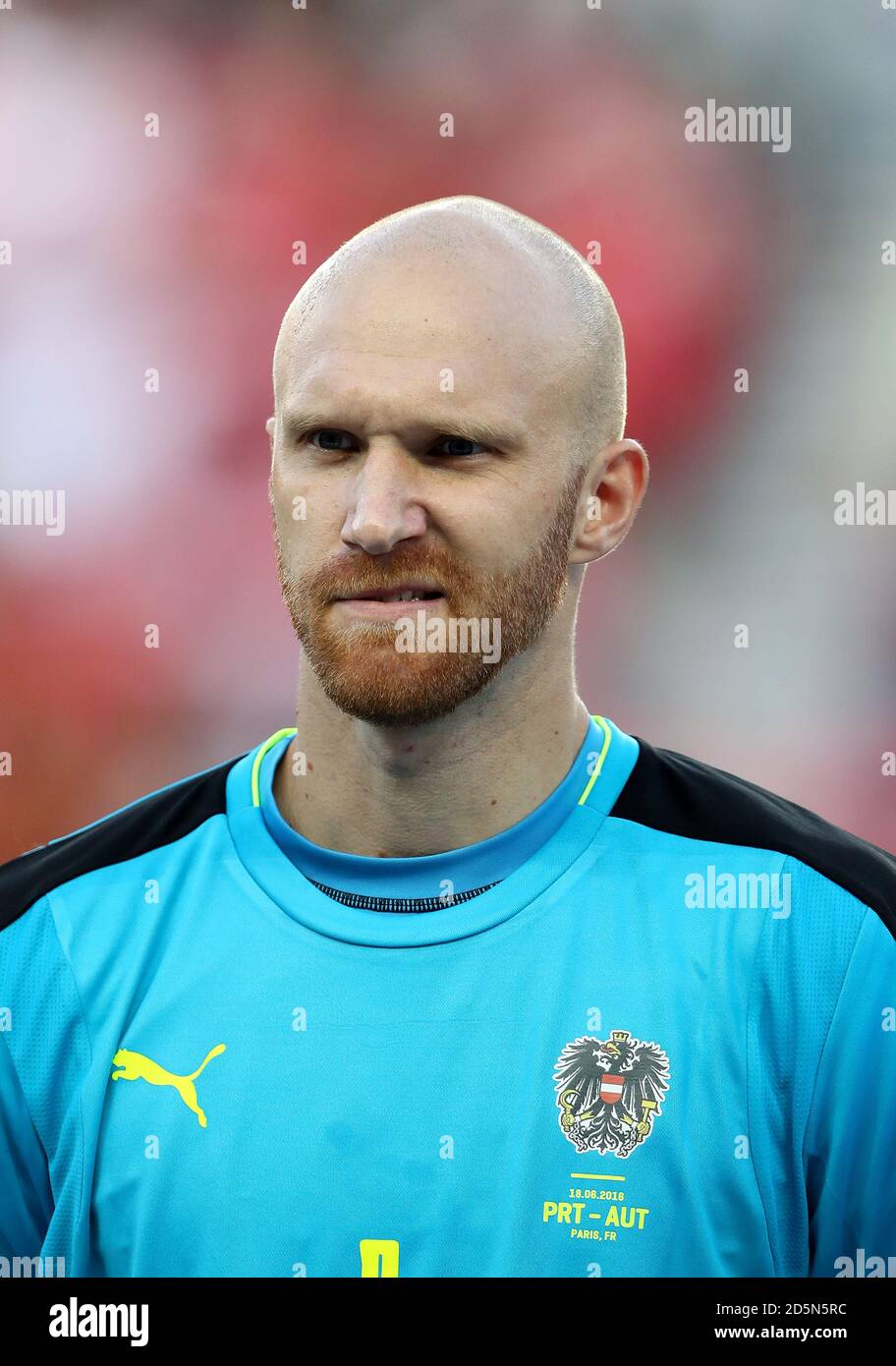 Austria goalkeeper Robert Almer Stock Photo - Alamy