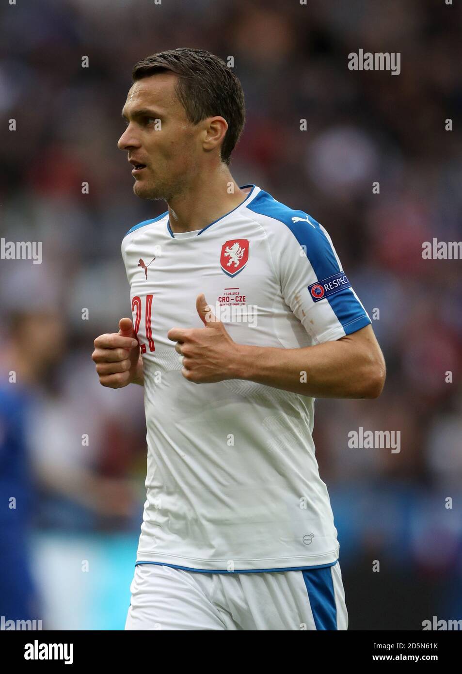 Czech Republic's David Lafata Stock Photo - Alamy