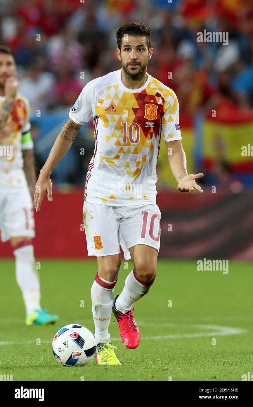 Spain's Cesc Fabregas Stock Photo - Alamy