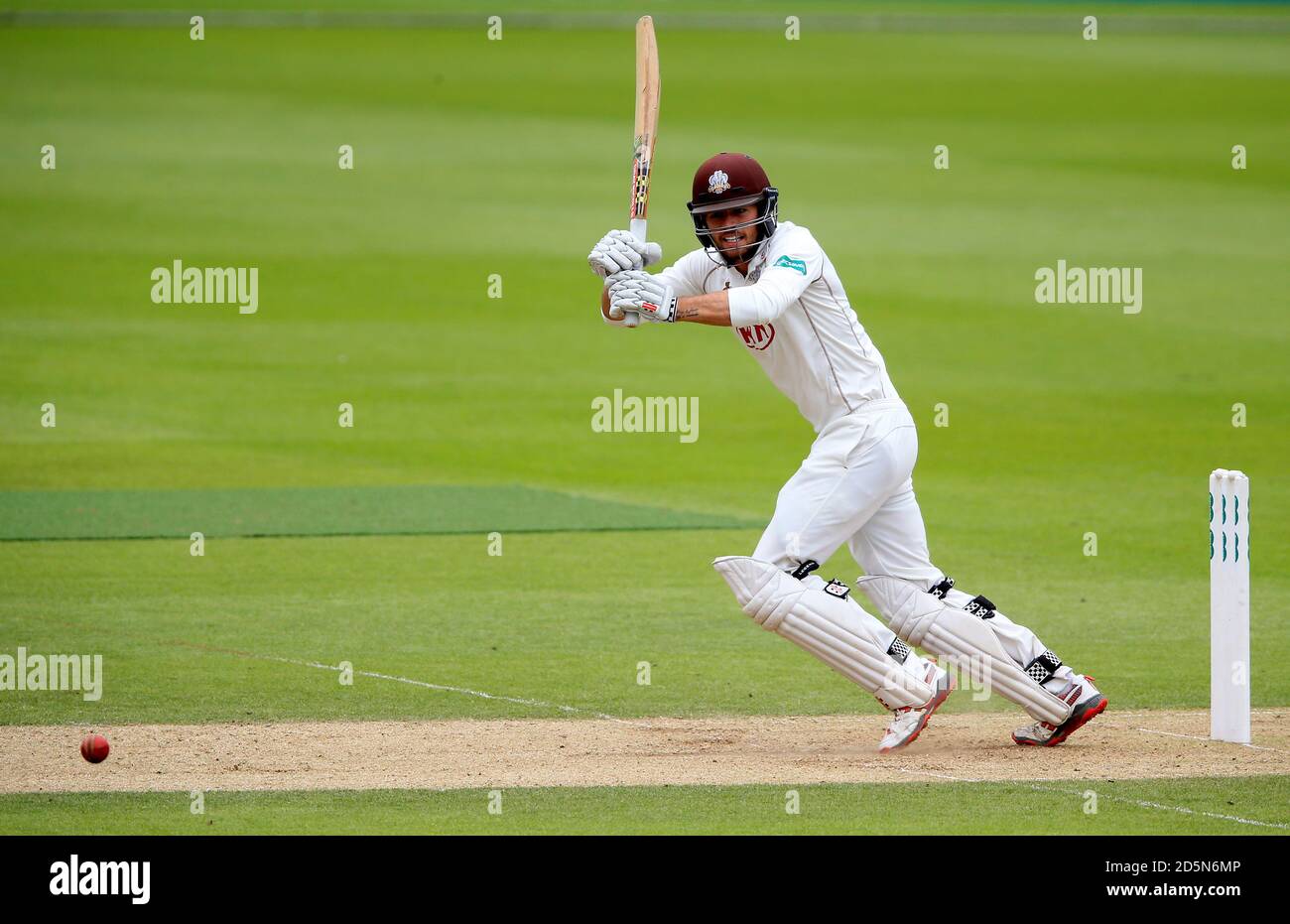 Surrey's Steven Davies in batting action Stock Photo - Alamy