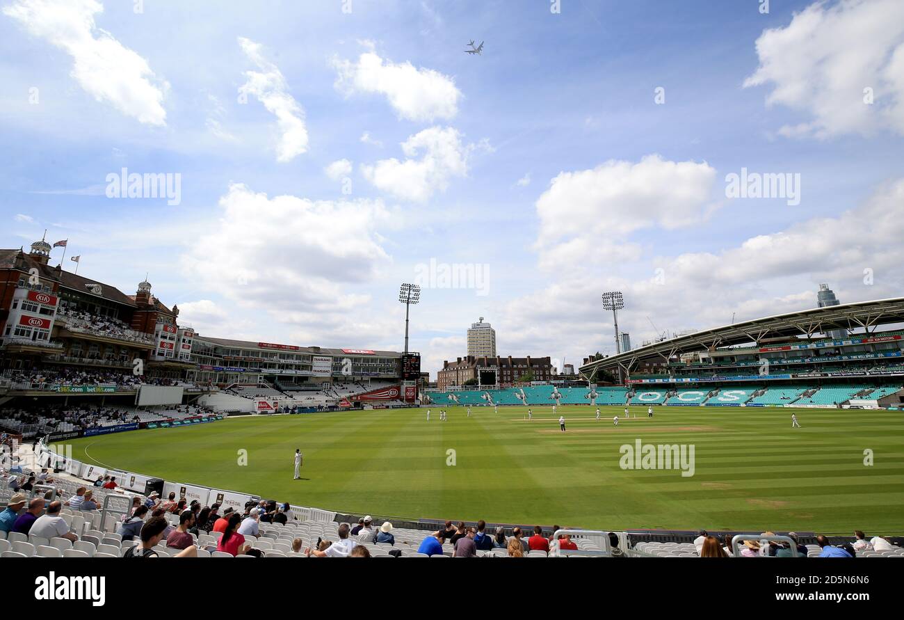 A general view of the Kia Oval during play Stock Photo - Alamy