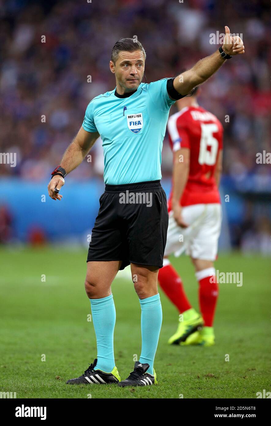 Referee Damir Skomina Stock Photo - Alamy