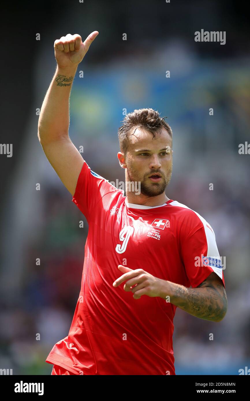 Switzerland's Haris Seferovic Stock Photo - Alamy