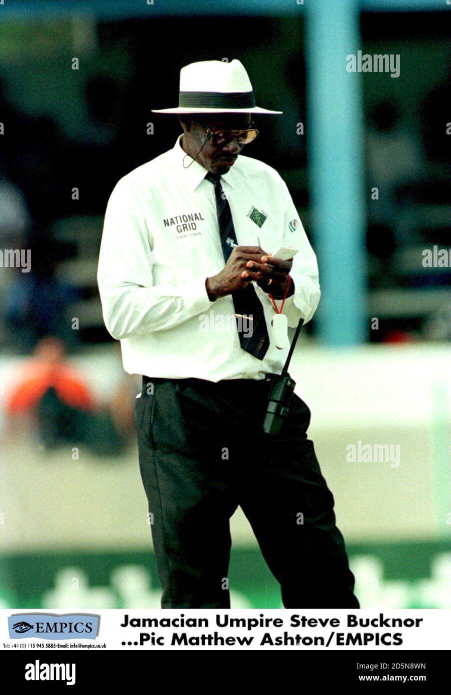 Jamacian Umpire Steve Bucknor Stock Photo - Alamy