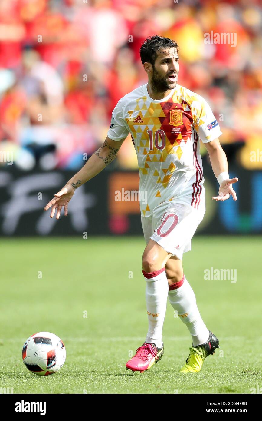 Spain's Cesc Fabregas Stock Photo - Alamy