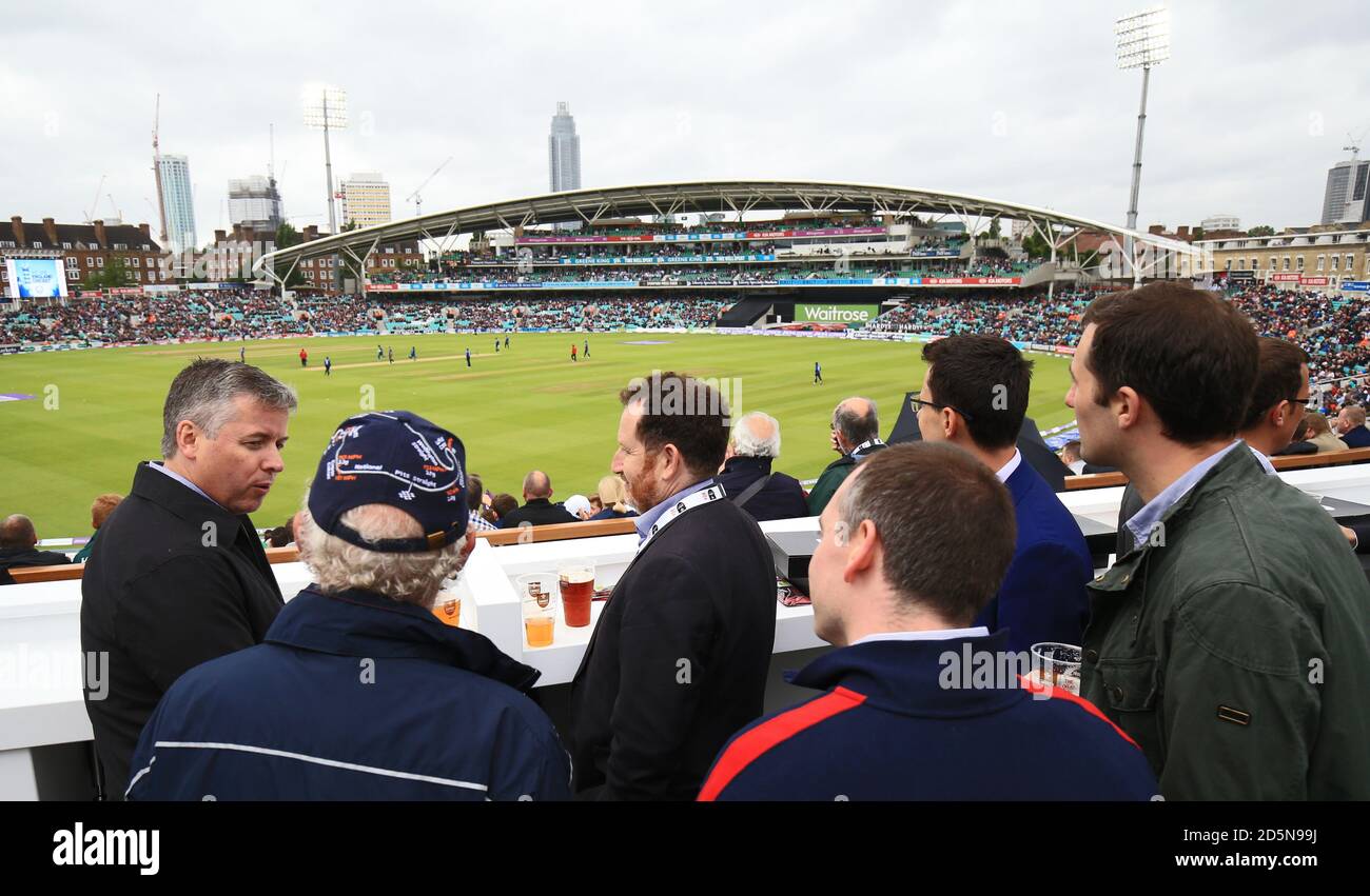 A view of England playing Sri Lanka from the top of the new Peter May ...