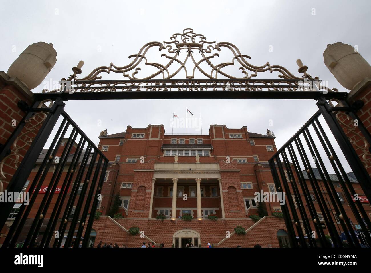 A general view of the gates at the Kia Oval Stock Photo - Alamy