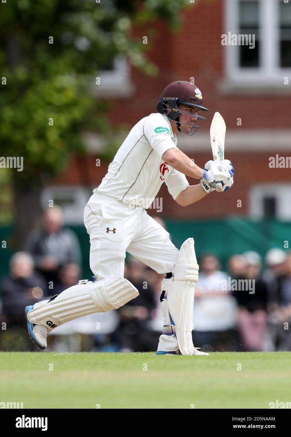 Surrey's Rory Burns hits out Stock Photo - Alamy