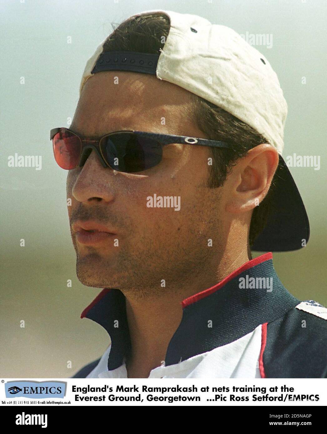England's Mark Ramprakash at nets training at the Everest Ground ...