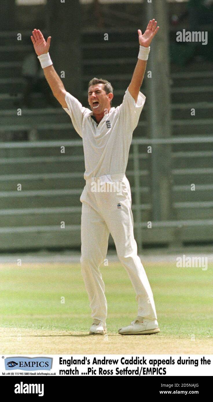 Cricket andrew caddick hi-res stock photography and images - Alamy