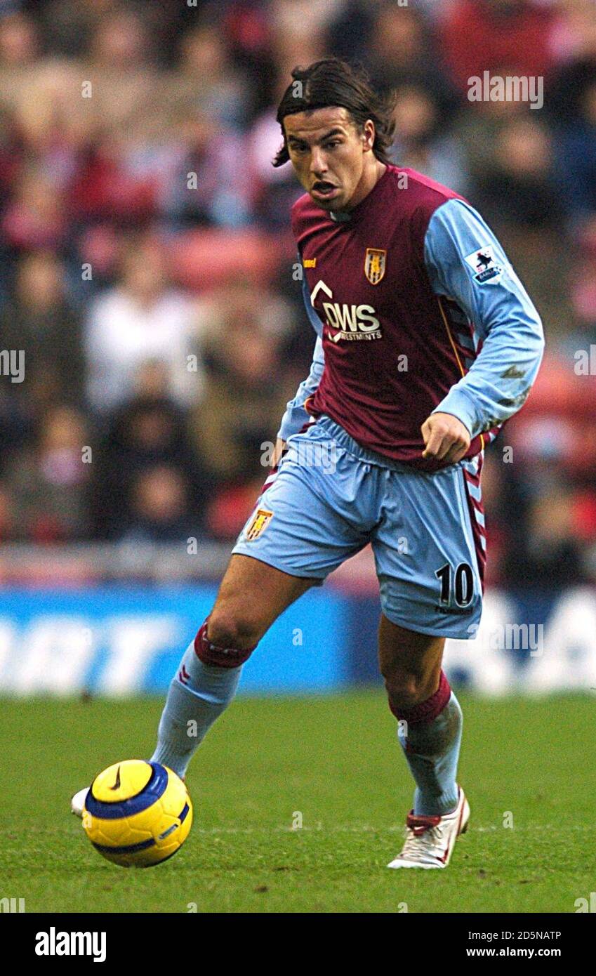Aston Villa's Milan Baros Stock Photo - Alamy
