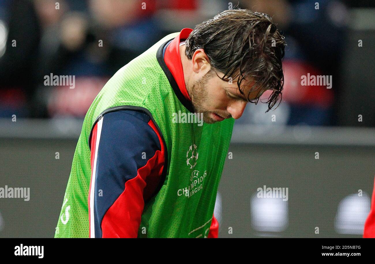 Maxwell of Paris Saint Germain During Champion League 2013 / 2014 Bayer ...