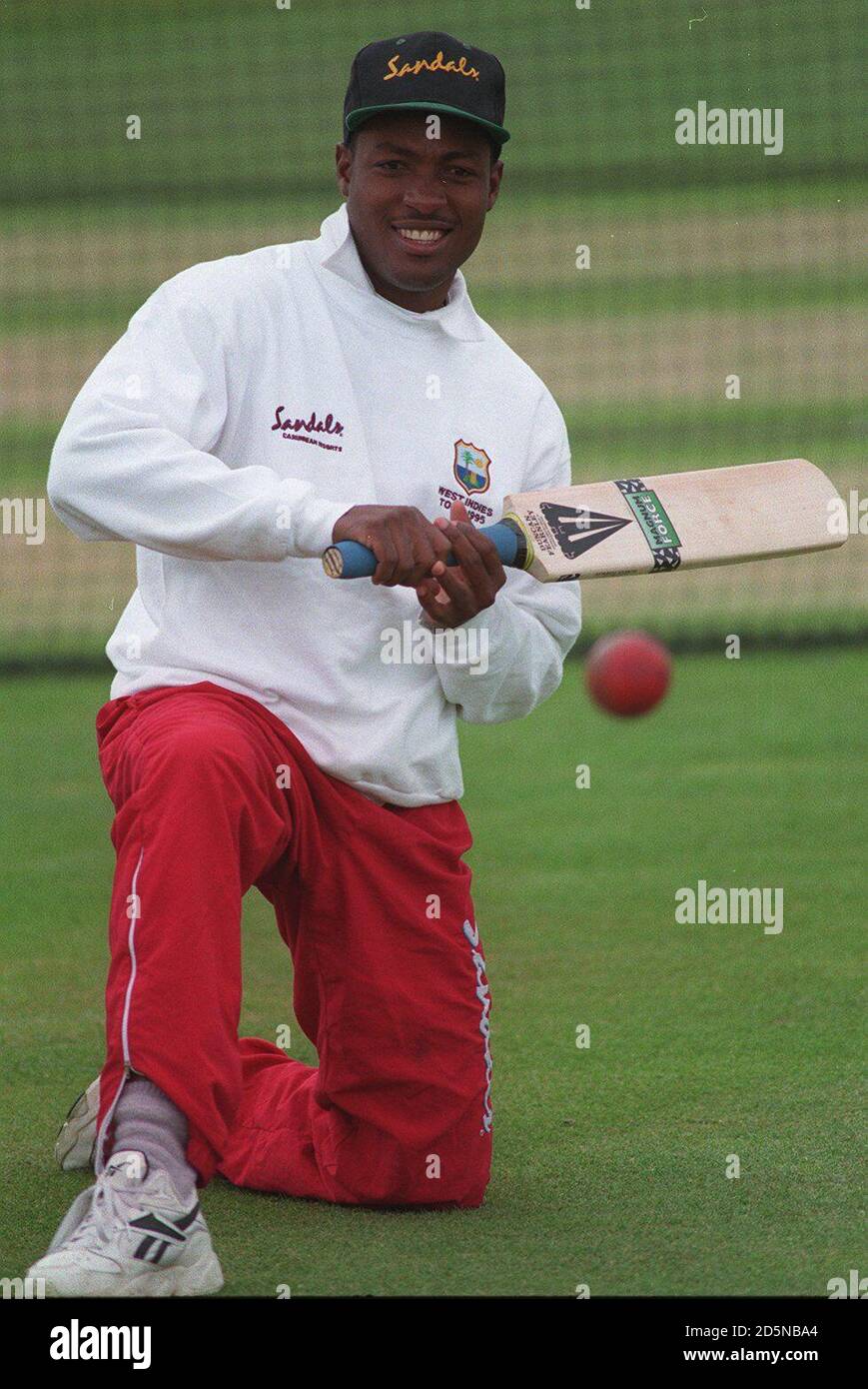 West Indies' Brian Lara Stock Photo - Alamy