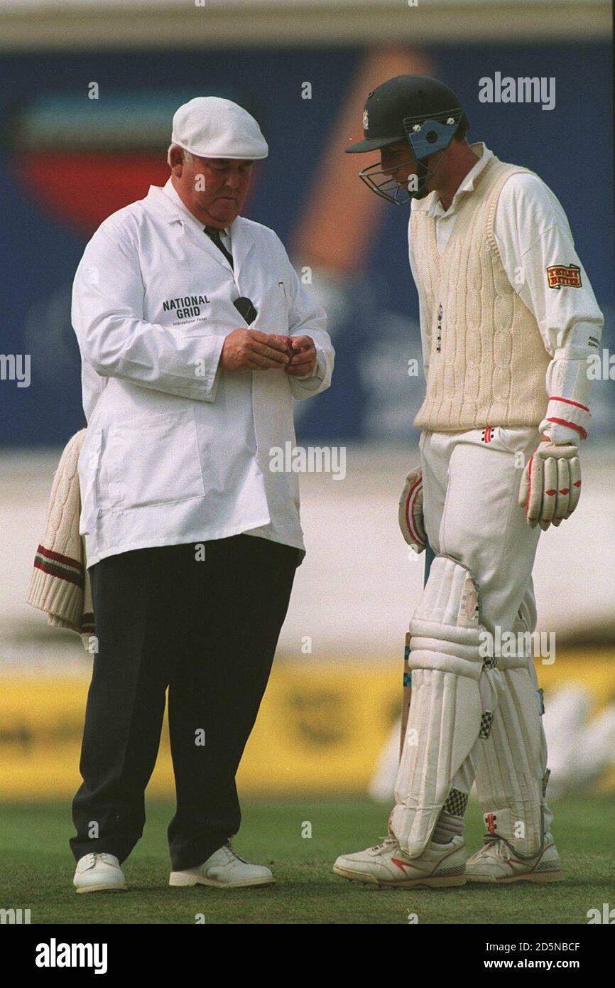 David shepherd cricket umpire hi-res stock photography and images - Alamy