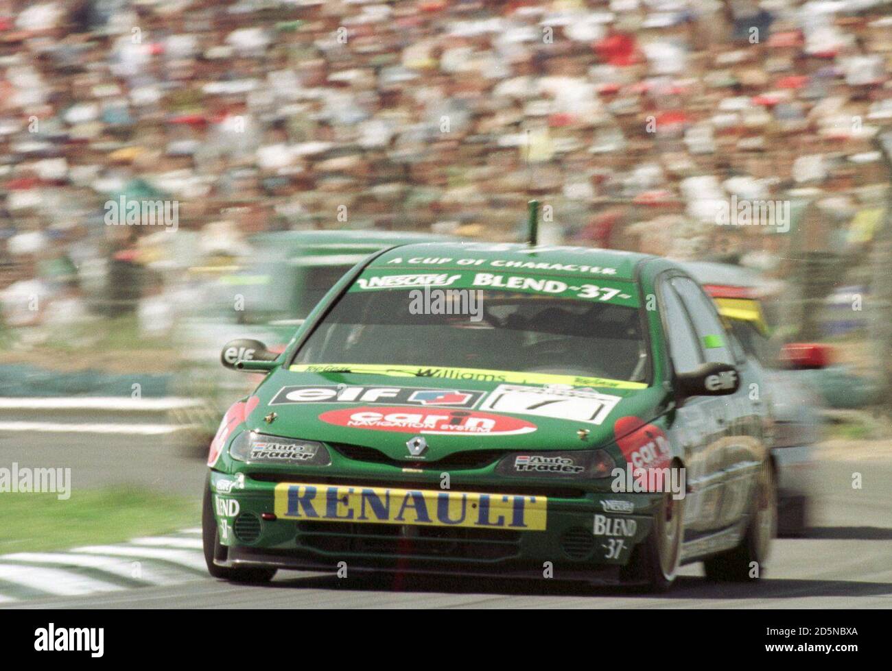 Alain Menu leads David Leslie and team mate Jason Plato Stock Photo - Alamy