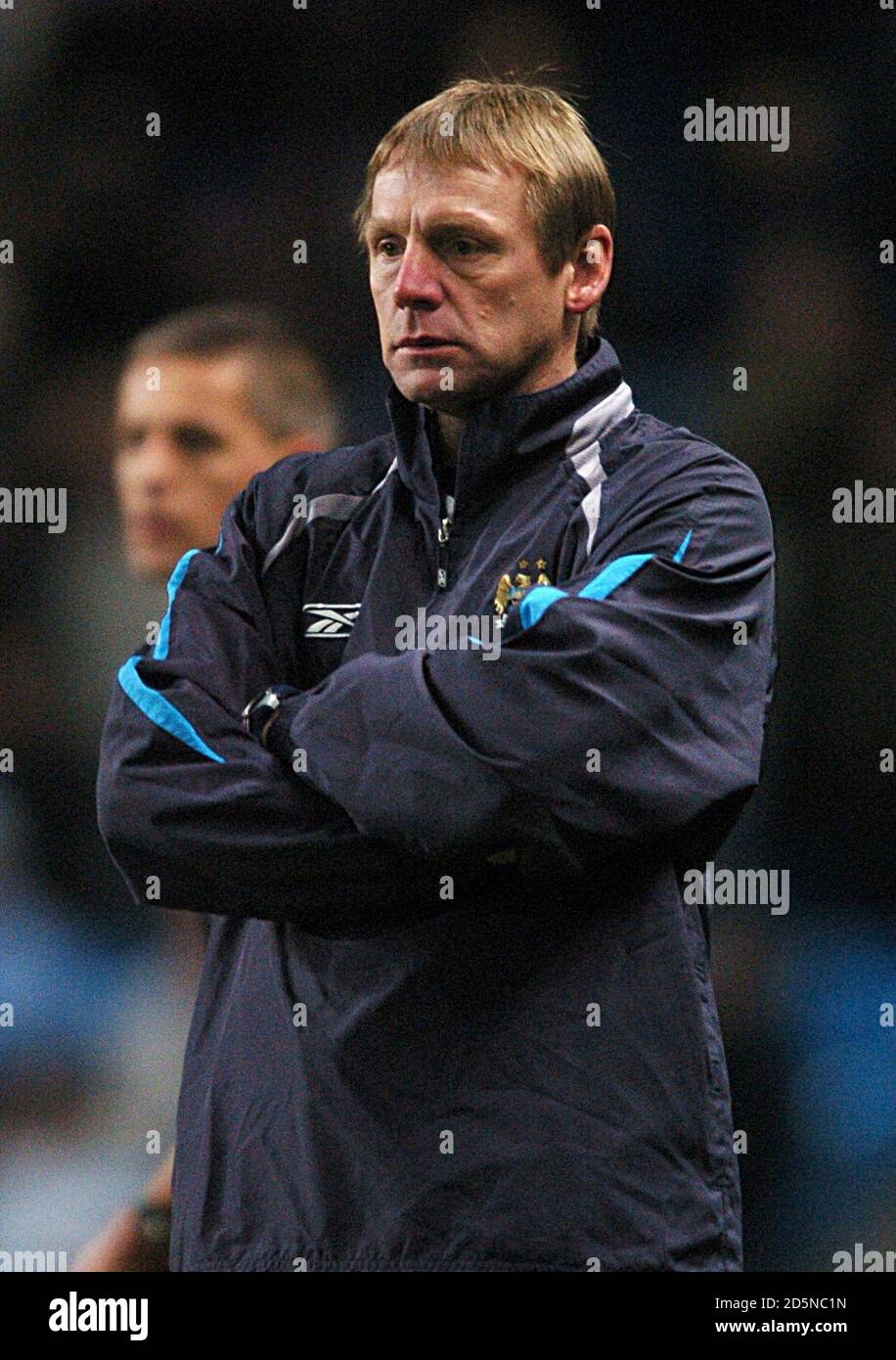 Manchester City manager Stuart Pearce Stock Photo - Alamy