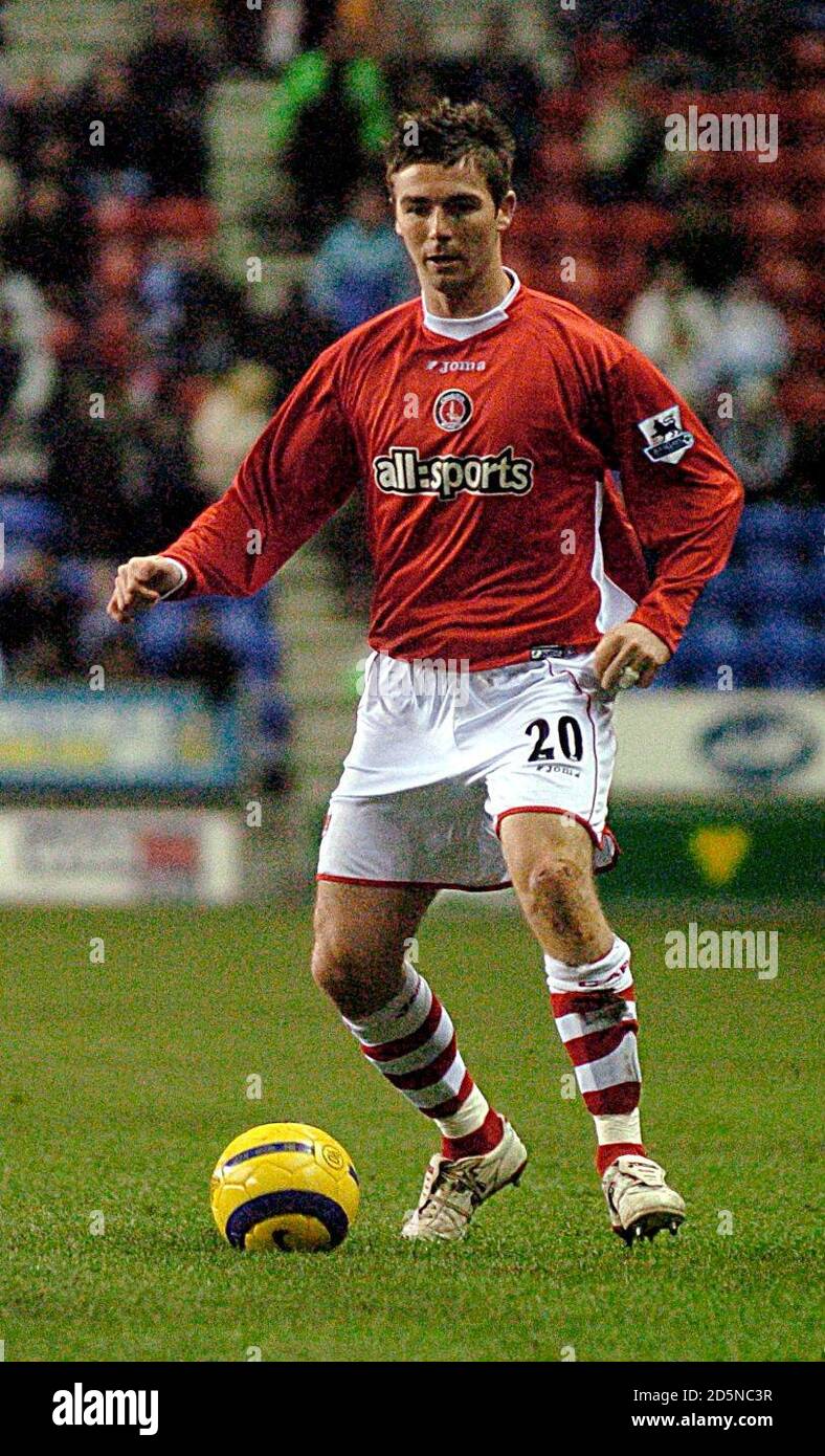 Charlton Athletic's Bryan Hughes Stock Photo - Alamy