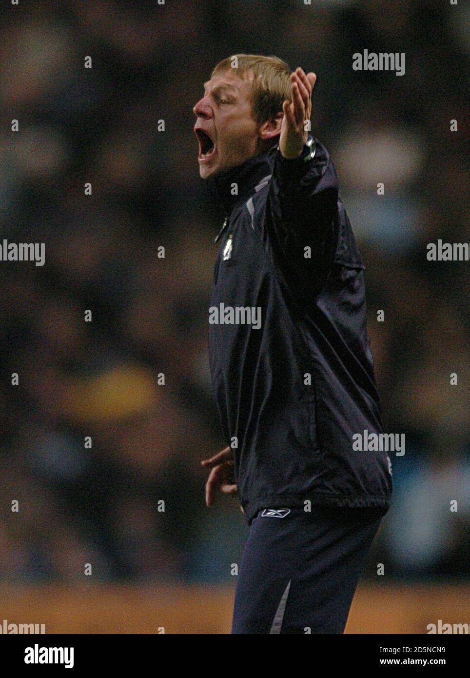 Manchester City manager Stuart Pearce Stock Photo - Alamy