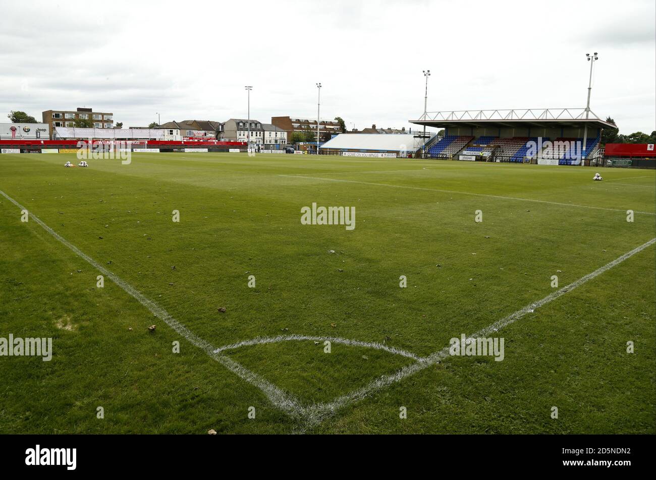 General view of Park View Road before the game Stock Photo - Alamy