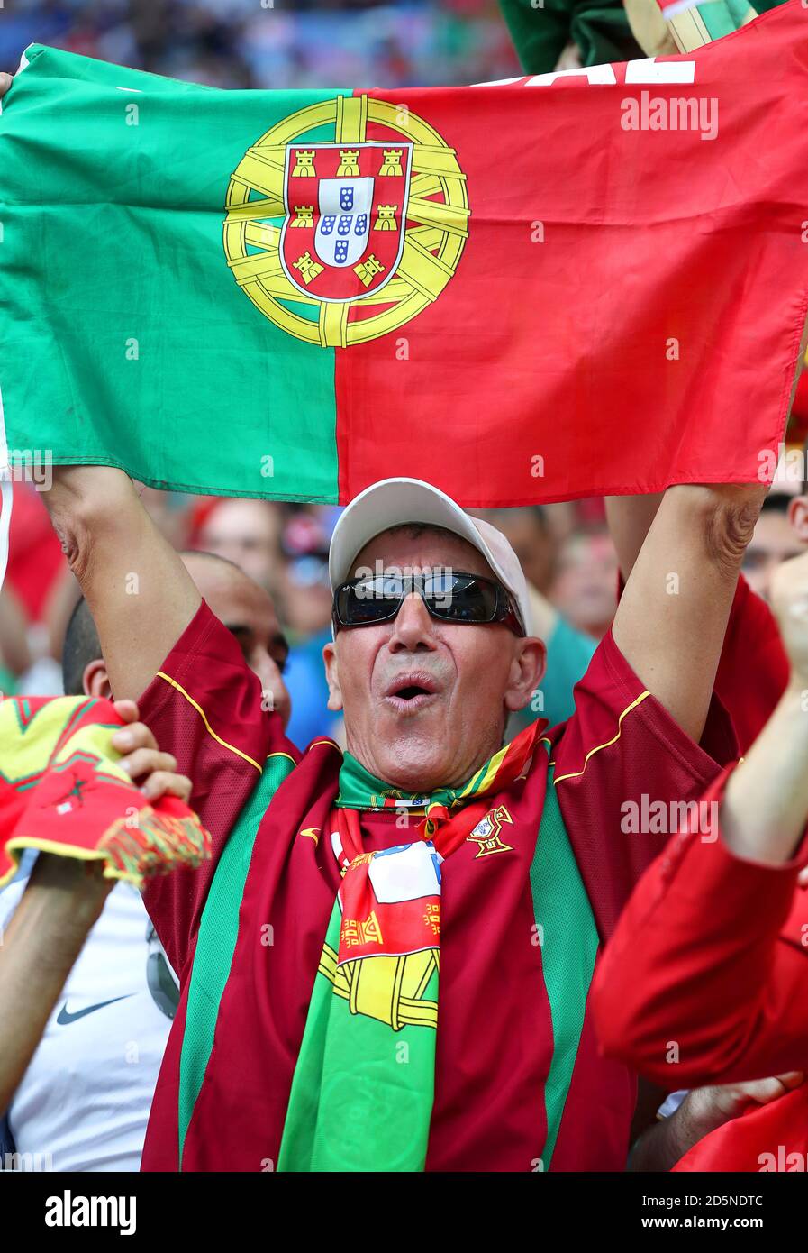 Portugal fans in the stands prior to the match Stock Photo - Alamy