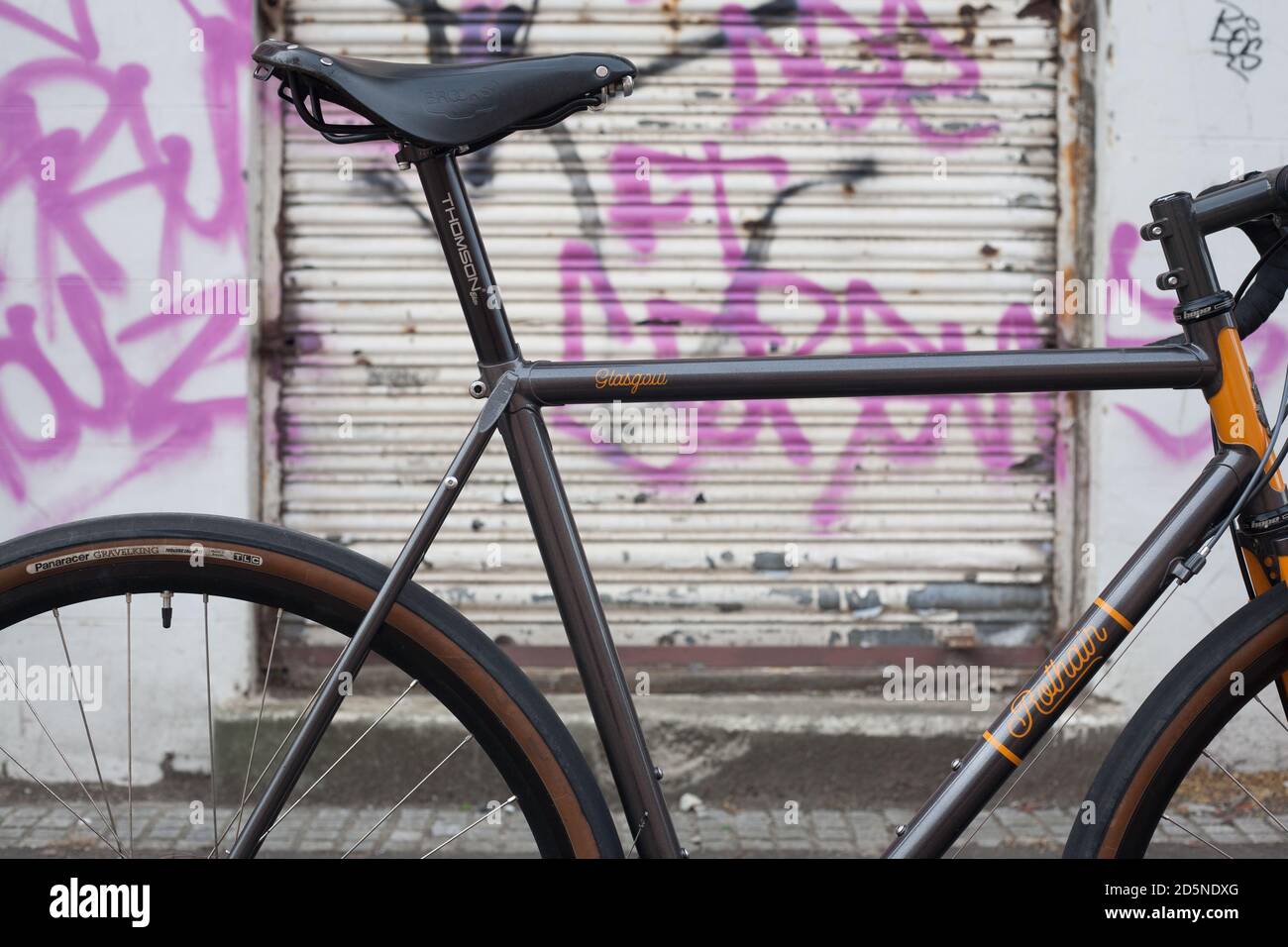 Handmade steel bicycle Stock Photo - Alamy