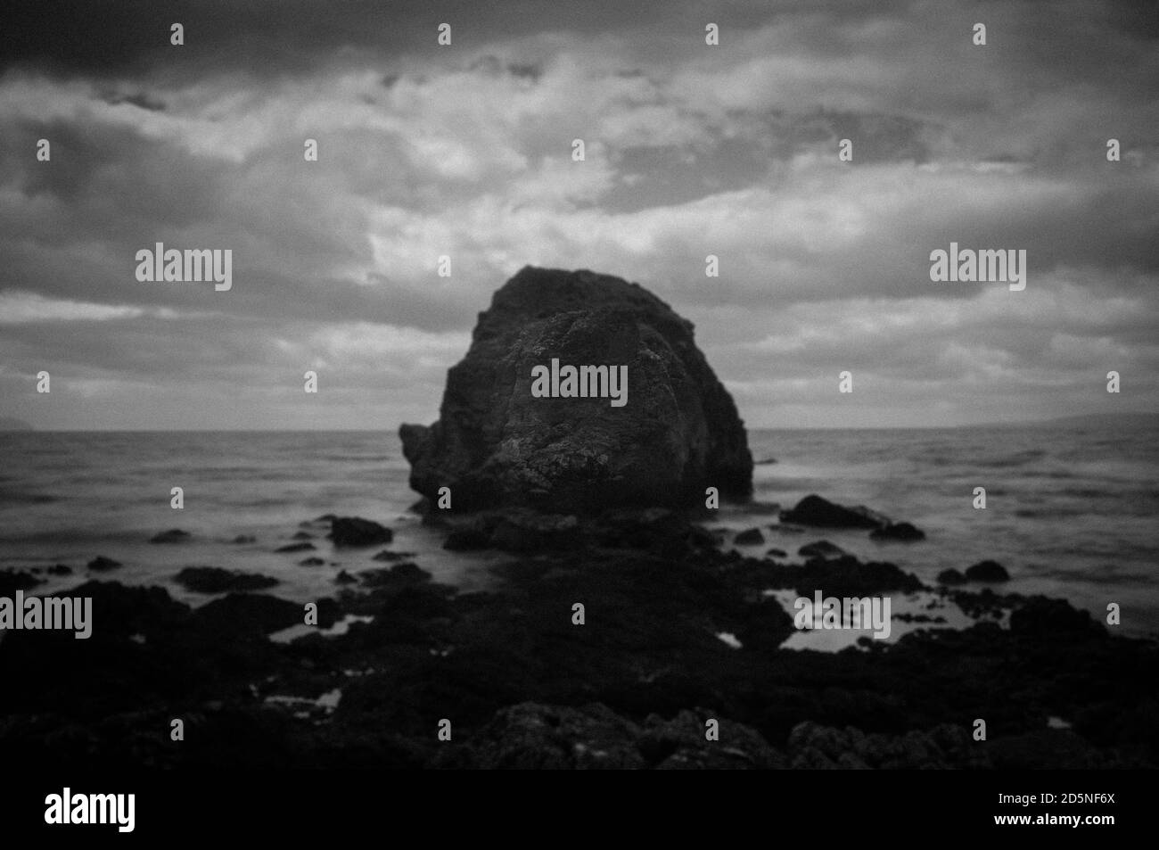 Coastal rock formation at Dunure, Scotland Stock Photo - Alamy