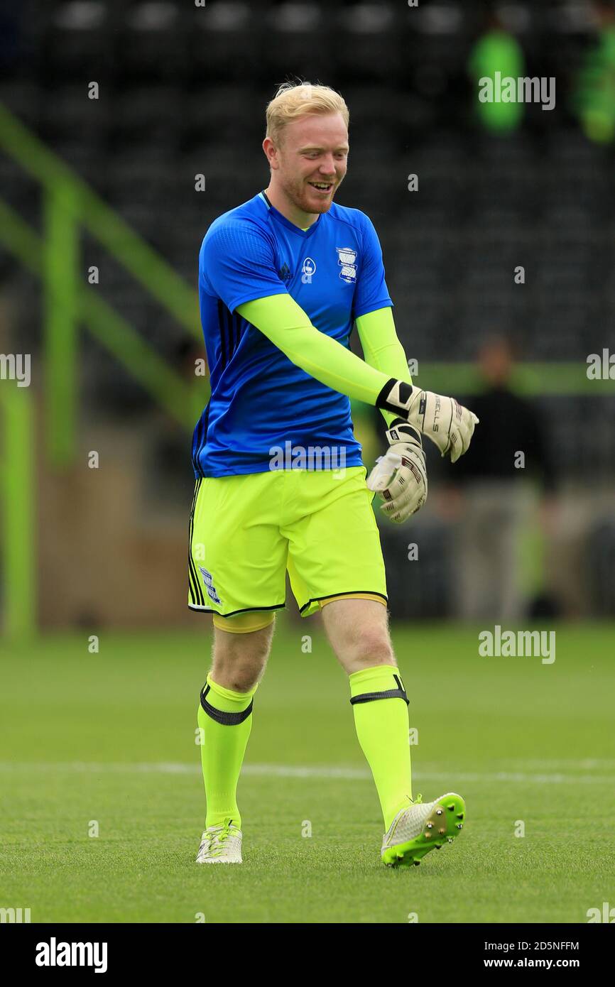 Birmingham City goalkeeper Jake Weaver Stock Photo - Alamy