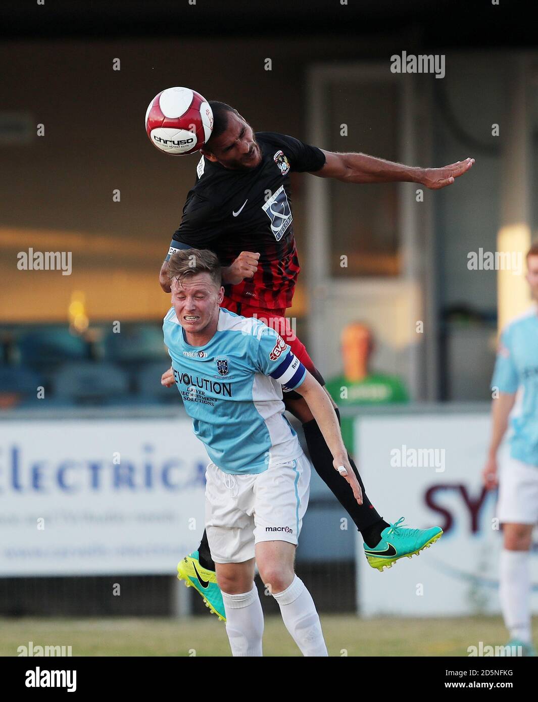 Rugby Town's Andy Gooding and Coventry City's Marcus Tudgay Stock Photo ...