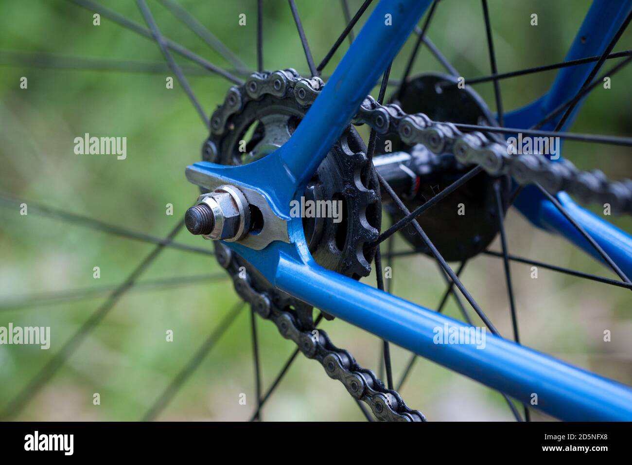 Fillet brazed steel fixed bicycle Stock Photo - Alamy