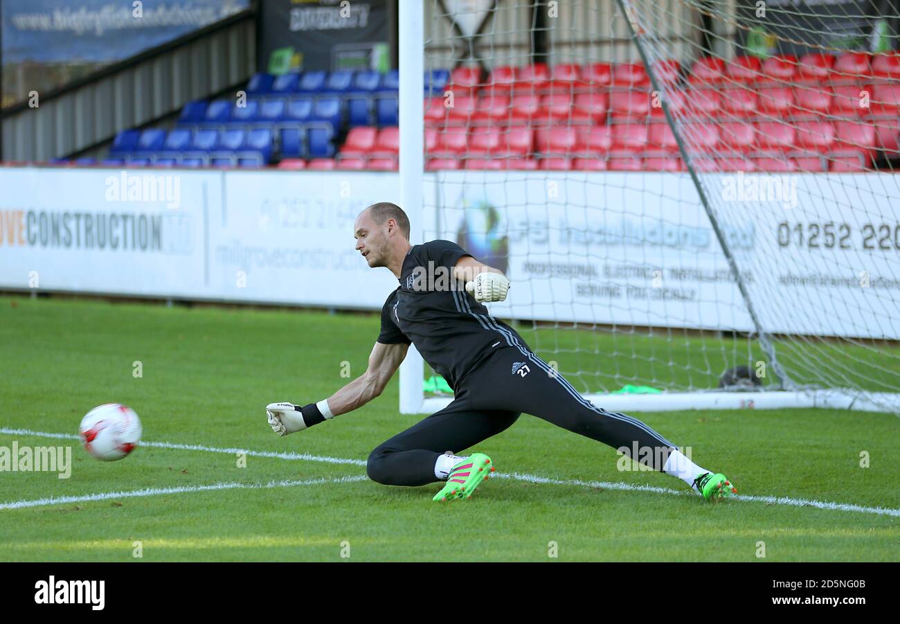 Goalkeeper David Button, Fulham Stock Photo - Alamy