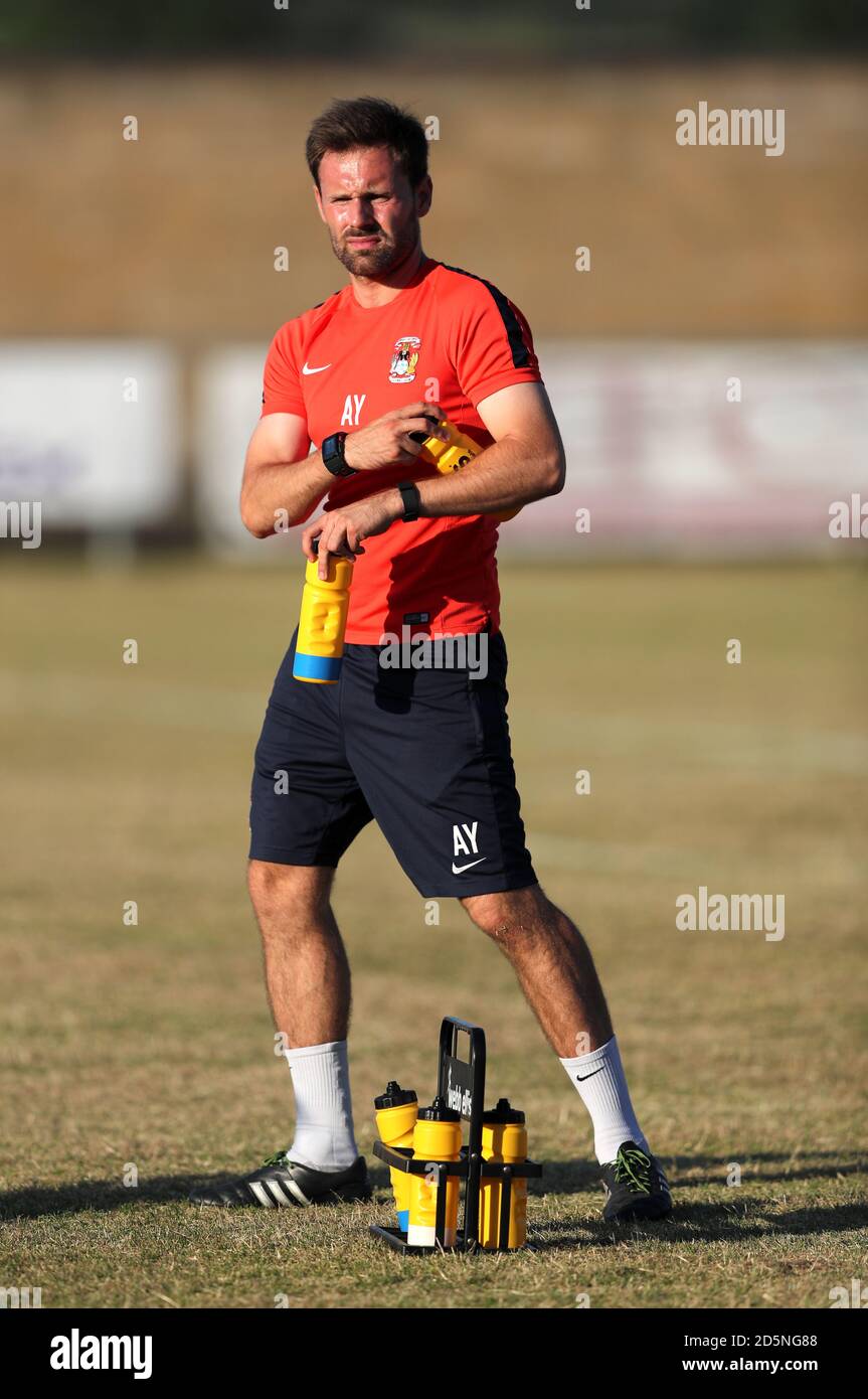 Coventry City Assistant sport scientist Andy Young Stock Photo - Alamy