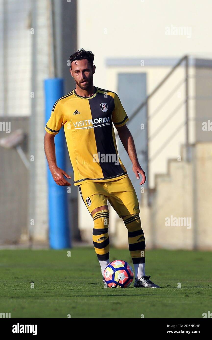 Fulham's Michael Madl Stock Photo - Alamy