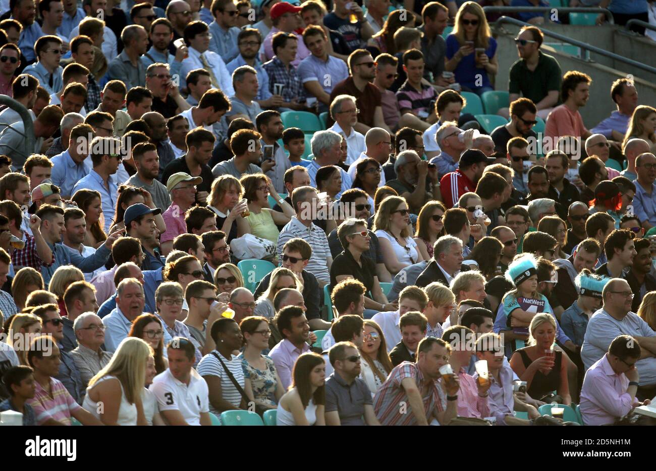 Cricket crowd oval hi-res stock photography and images - Alamy