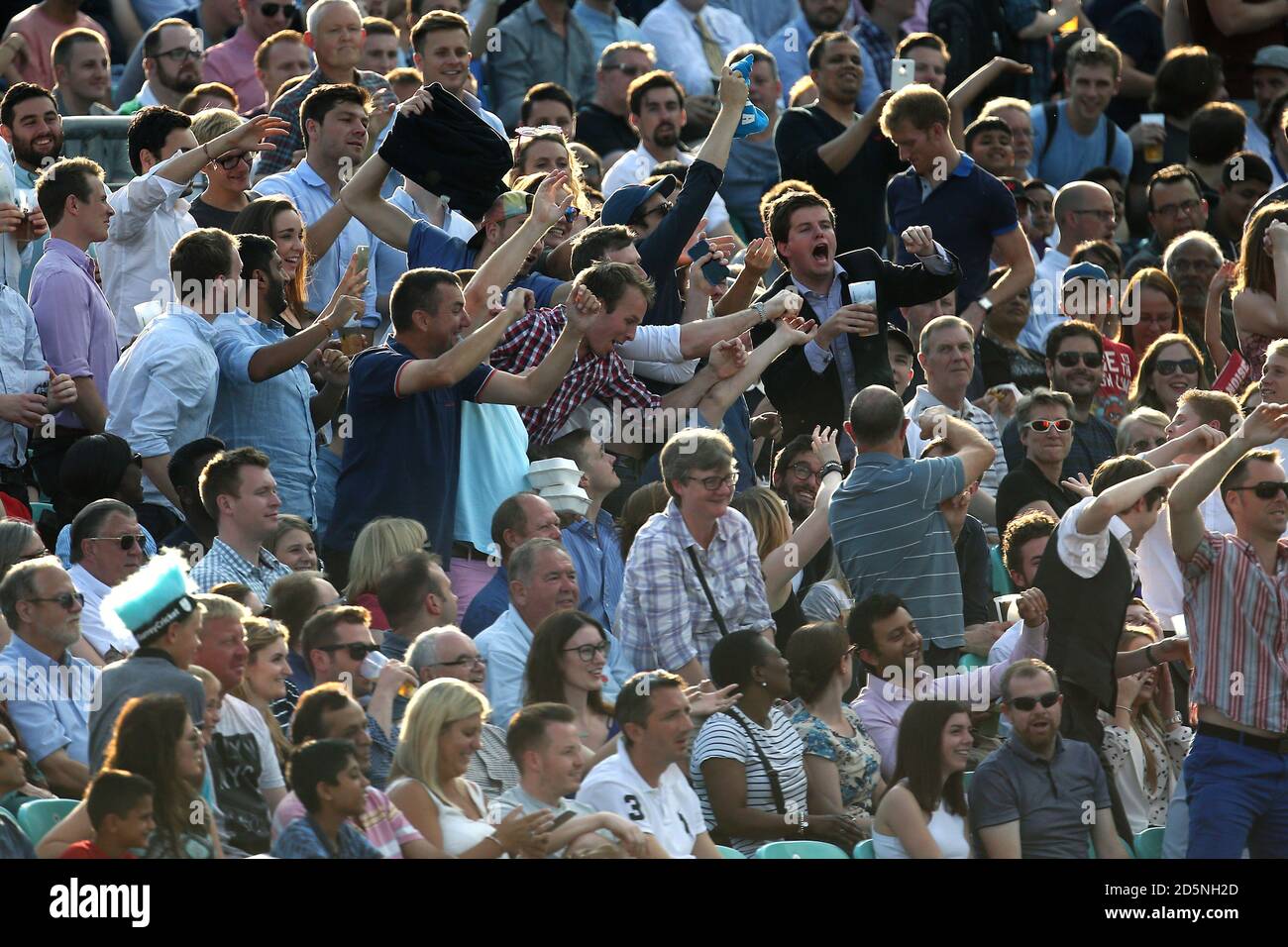 A general view of the crowd at the Kia Oval Stock Photo - Alamy