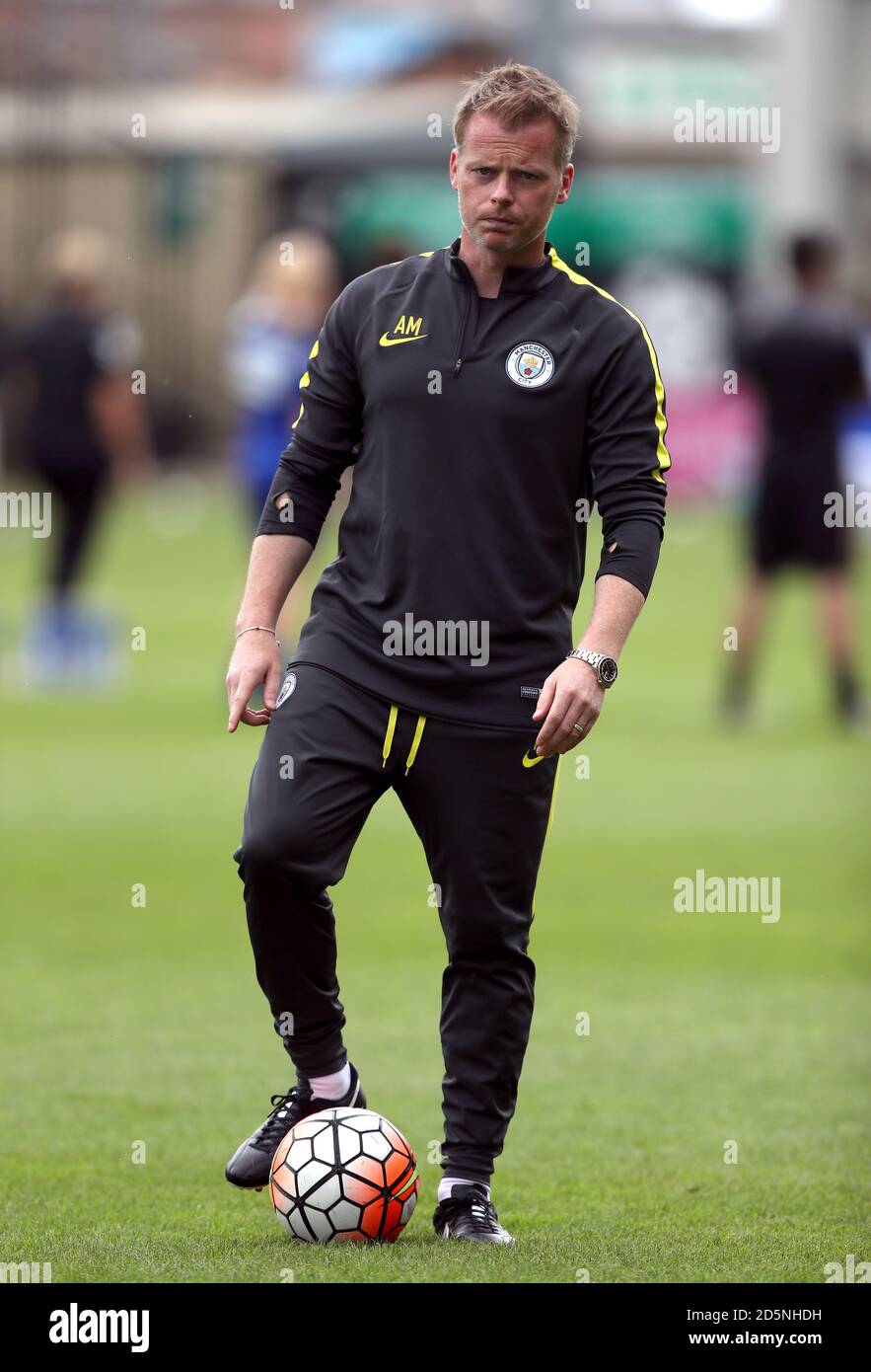 Manchester City's assistant coach Alan Mahon Stock Photo - Alamy