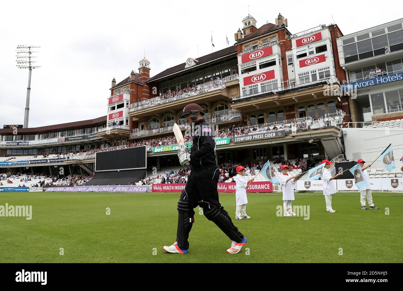 Jason Roy comes out first to bat Stock Photo - Alamy
