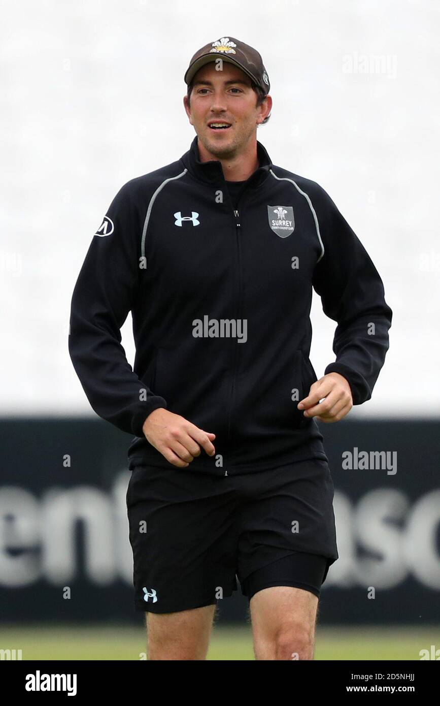 Surrey's Mark Footitt Stock Photo - Alamy