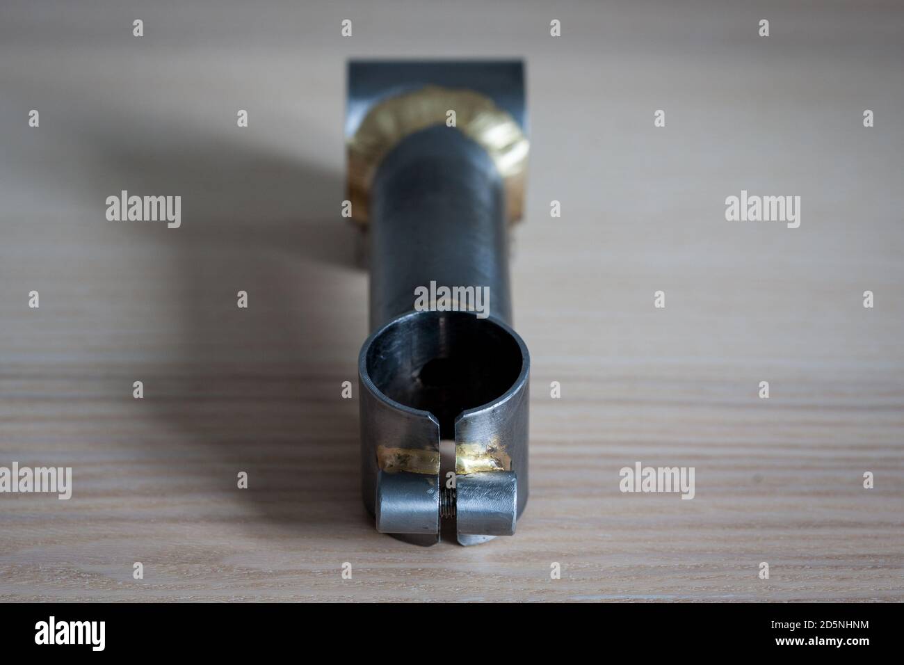 Handmade fillet brazed steel bicycle stem by The Vandal Metalworks ...