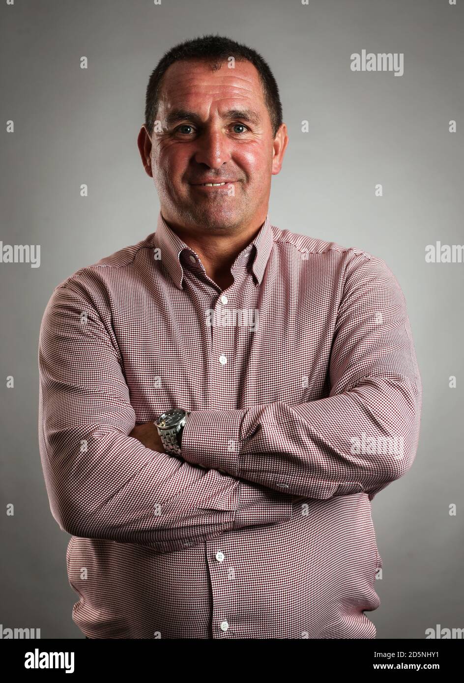 Barnet manager Martin Allen during the EFL Managers Feature Shoot Stock ...