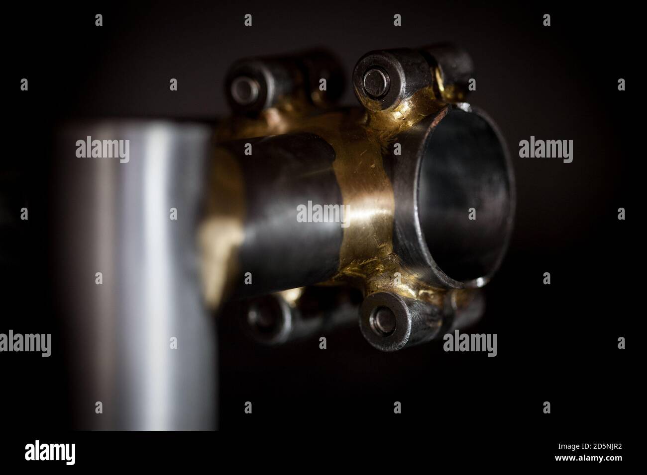 Handmade fillet brazed steel bicycle stem by The Vandal Metalworks ...