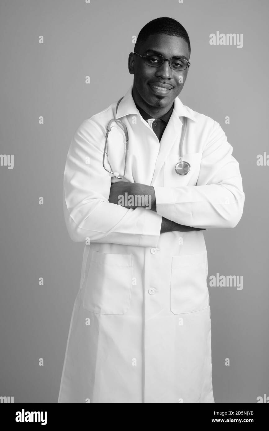 Attractive Confident Male African Doctor High Resolution Stock ...
