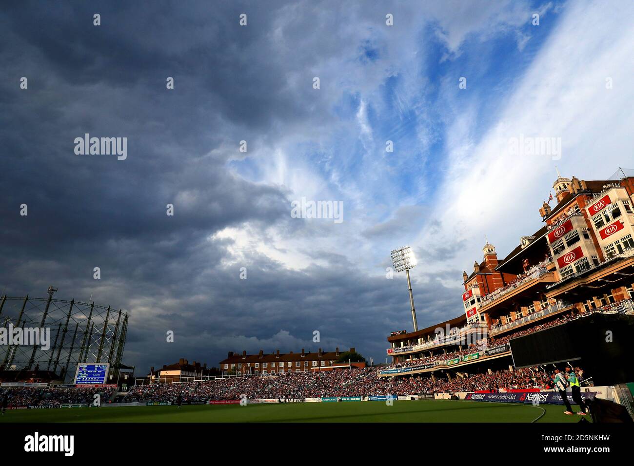 Dark skies over the Kia Oval Stock Photo - Alamy