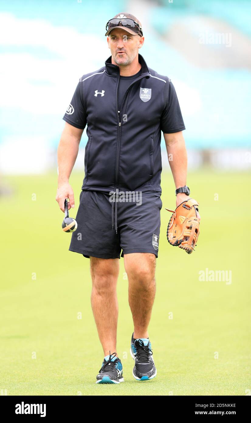 Surrey coach Michael Di Venuto Stock Photo - Alamy