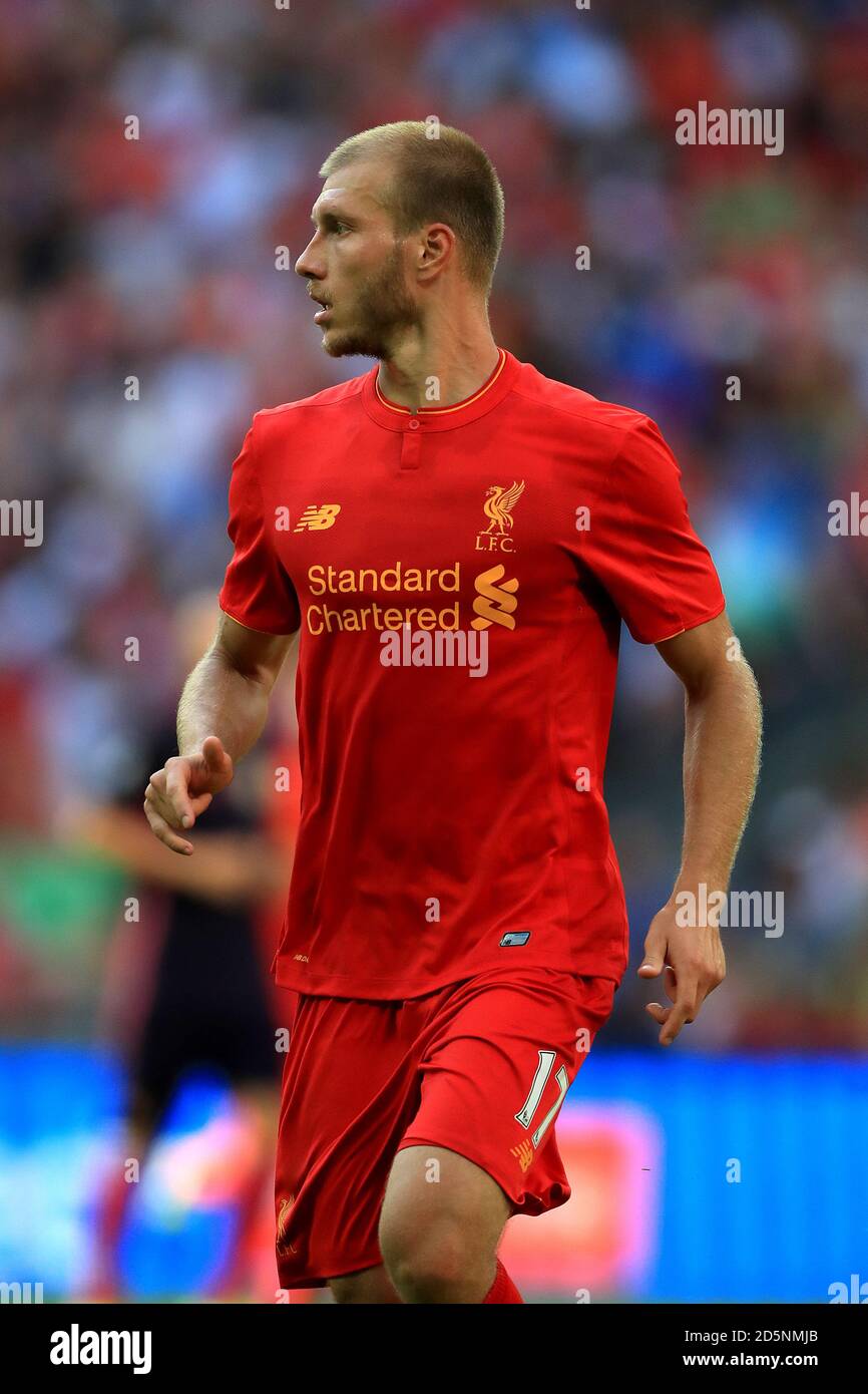 Liverpool's Ragnar Klavan Stock Photo - Alamy