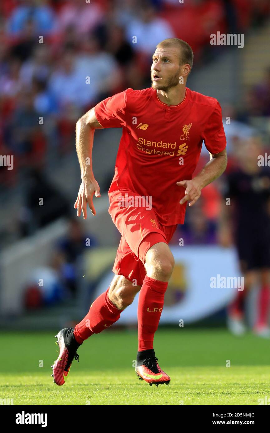 Liverpool's Ragnar Klavan Stock Photo - Alamy