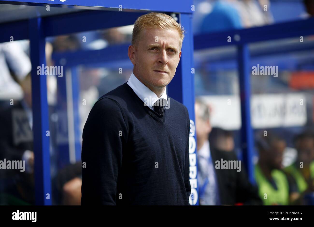 Leeds United's manager Garry Stock Photo - Alamy